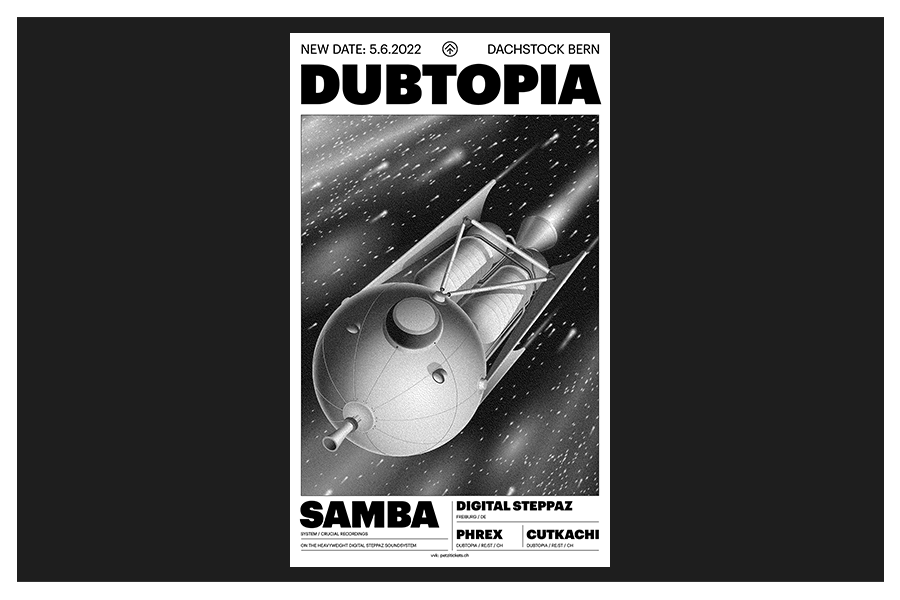 Dubtopia: SAMBA, phrex, Cutkachi, Digital Steppaz Soundsystem ️Dachstock Bern